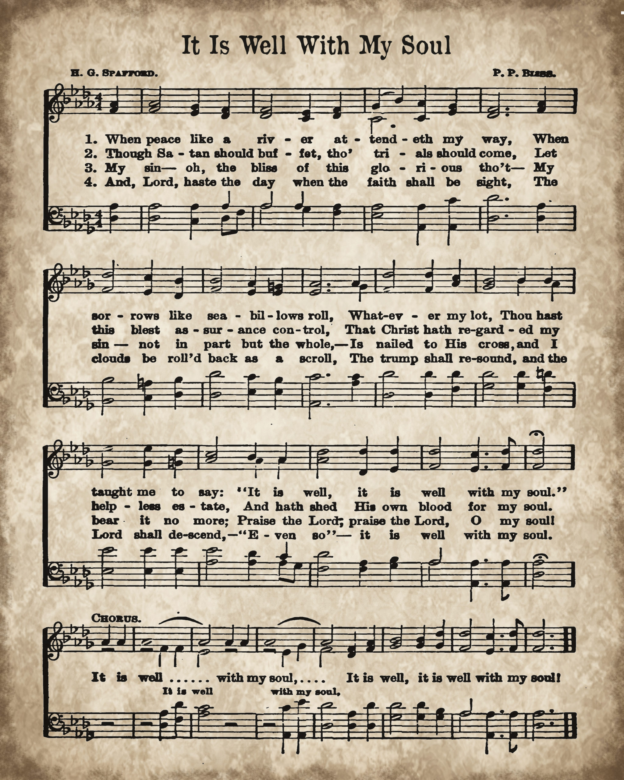 It Is Well With My Soul Lyrics Printable Printable Word Searches