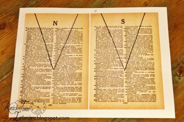 Dictionary Pages Pennant Banners - Knick of Time