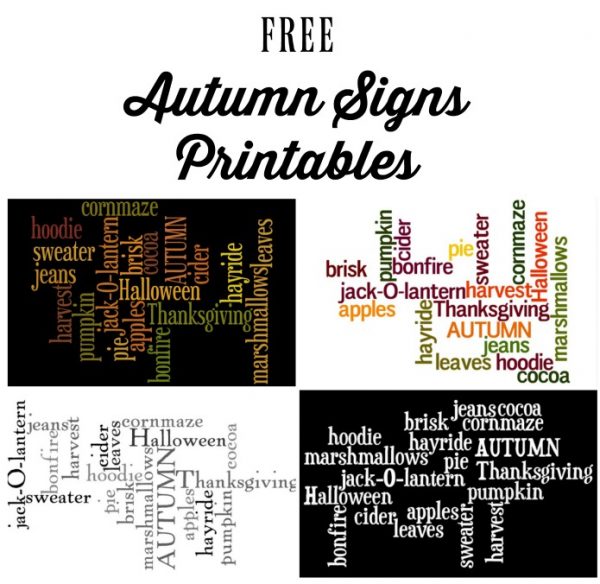 Make an Autumn Sign with Wordle That Changes Each Time You Click ...