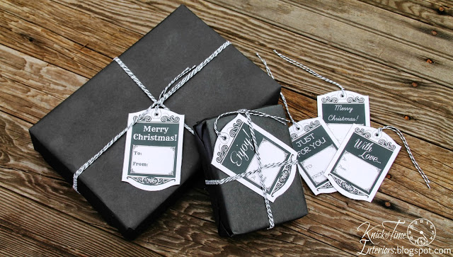 Printable Hang Tag Gift Tags - Knick of Time
