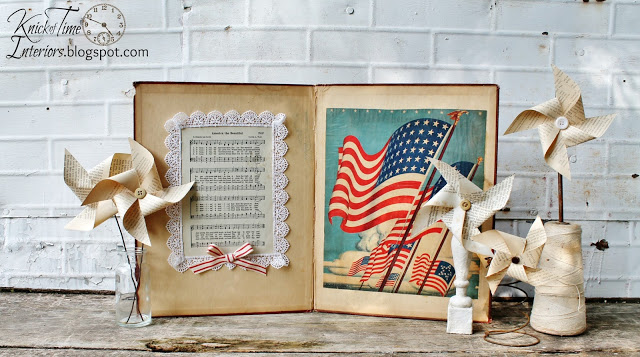 Antique Flag Image Printable for July 4th Decor - Knick of Time