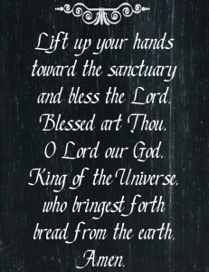 Saying Grace ... 4 Chalkboard Art Mealtime Prayer Printables - Knick of ...