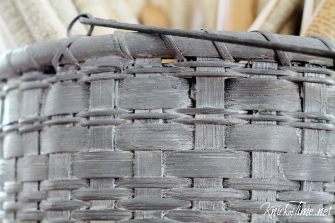 Thrift Store Basket Makeover via KnickofTime.net