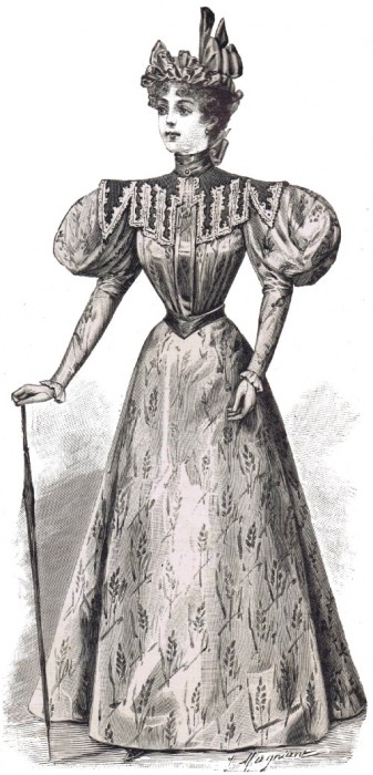 1800's Fashions Summer Gowns Printables at KnickofTime.net