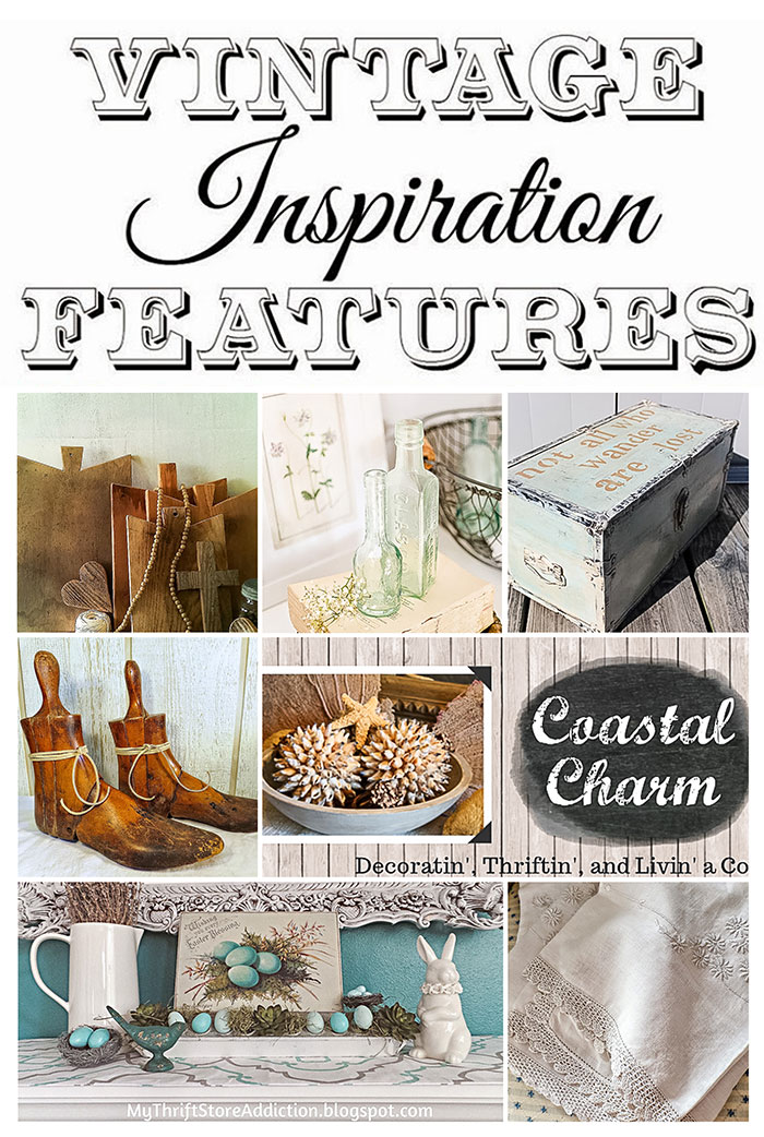 Vintage Inspiration Party #182 - Repurposed Vintage Decor! - Knick of Time