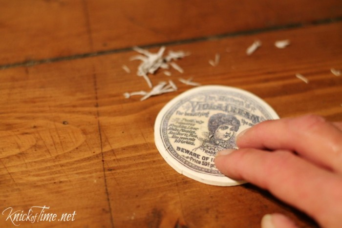 DIY Clay Tags with Graphics via KnickofTime.net