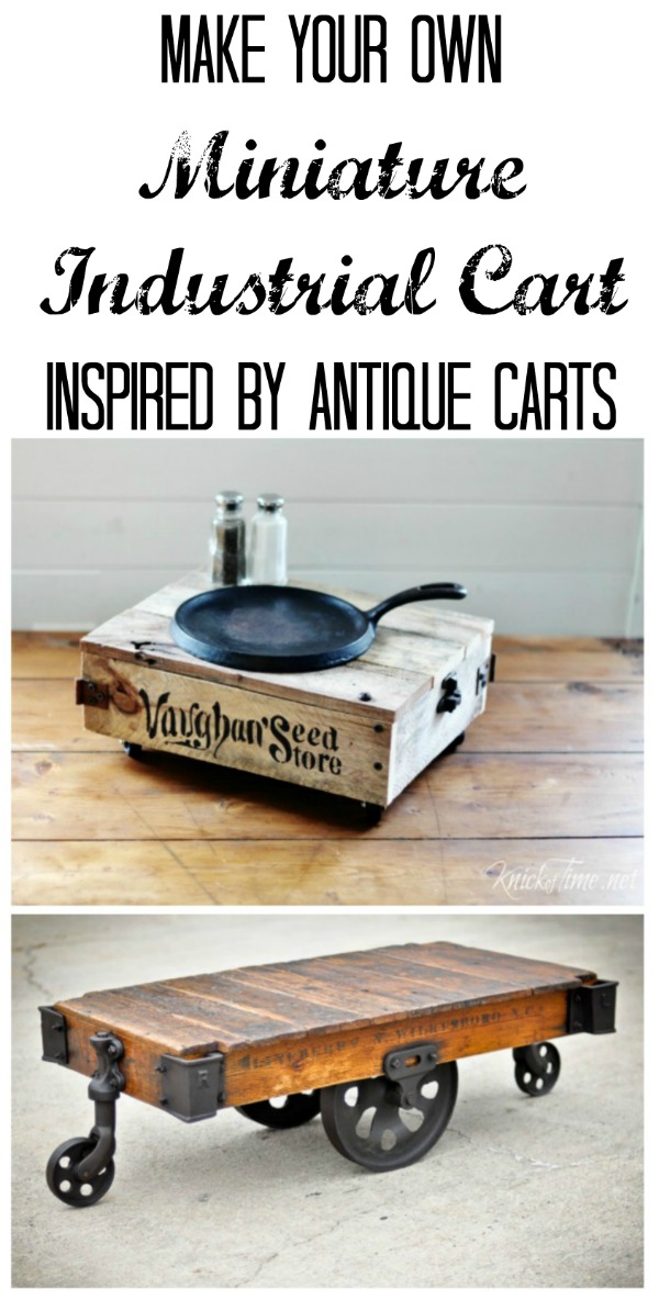 Tabletop Industrial Cart - Knick of Time