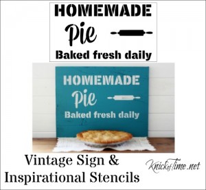 DIY Homemade Pie Sign - Knick of Time