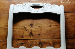 Repurposed Chair Back Chalkboard via KnickofTime.net