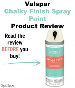 Valspar Chalky Finish Paint Review via KnickofTime.net
