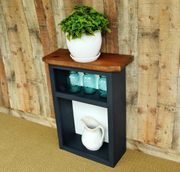 Thrifted Cabinet into Farmhouse Style Bookcase - Knick of Time