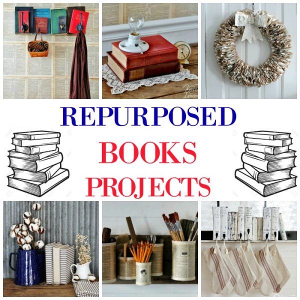 Repurposed Book Projects to give new life to old books!