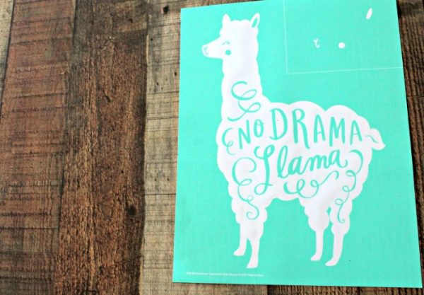 Chalk Couture No Drama Llama Painted Sign + Free Samples: Chalking ...